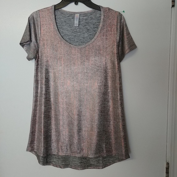 LuLaRoe | Tops | Lularoe Metallic Top | Poshmark